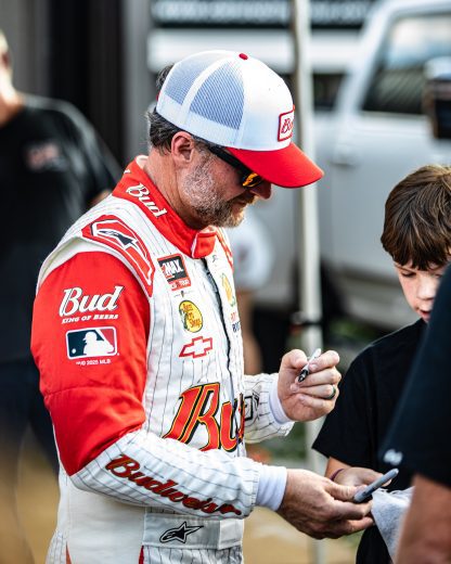 Dale Earnhardt Jr. brings back the baseball car for a Late Model Stock ...