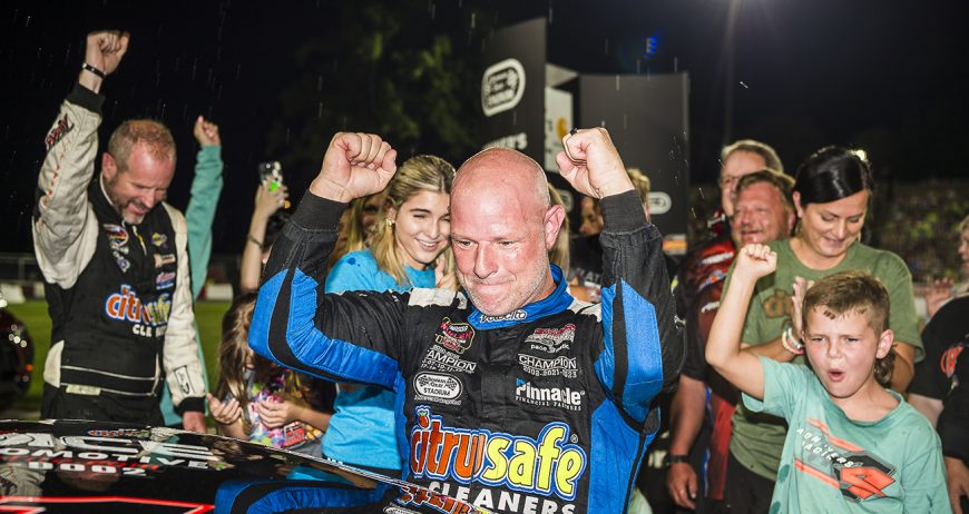 Burt Myers, Tim Brown split Harrison's Twin 25s at Bowman Gray Stadium ...