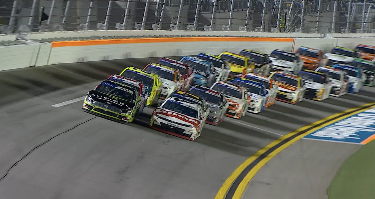 Green flag is back out at Daytona after delay in Xfinity race | NASCAR