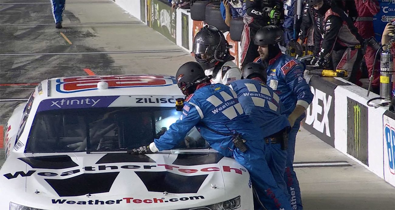 Parker Kligerman hops into the No. 88 JRM Chevrolet | NASCAR