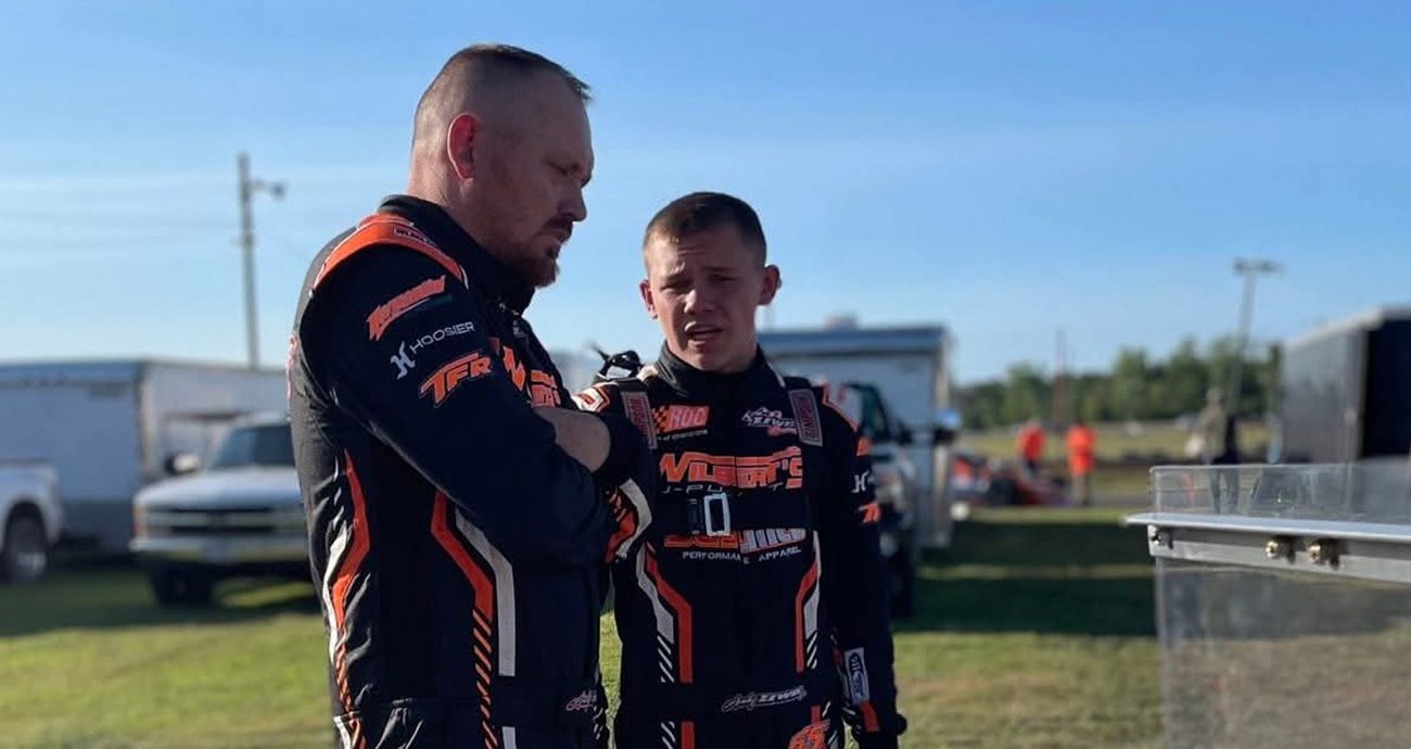 Andy Lewis Jr. and his family join car owner John-Michael Shenette and ...