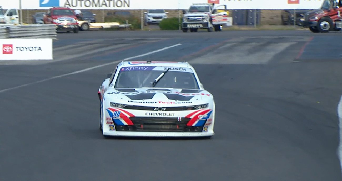 Connor Zilisch hangs on, wins Xfinity race at Portland | NASCAR