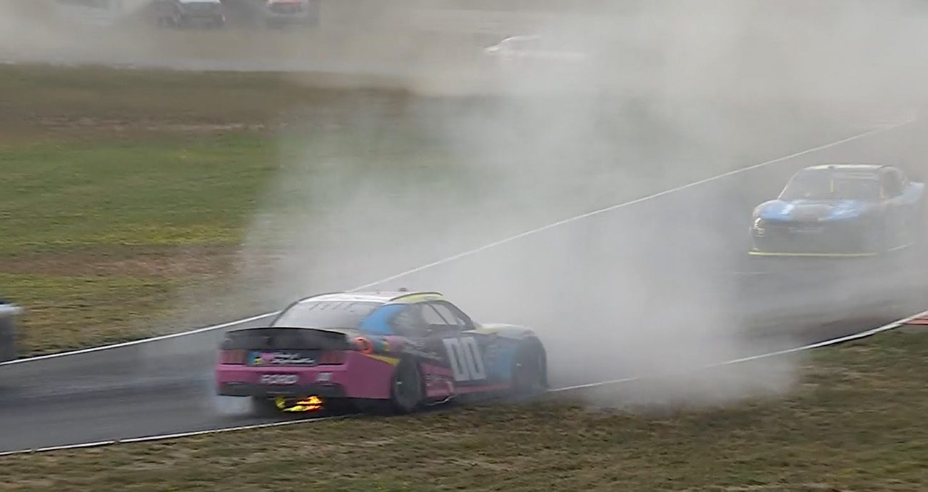 Caution flies late at Portland as multiple drivers have issues | NASCAR