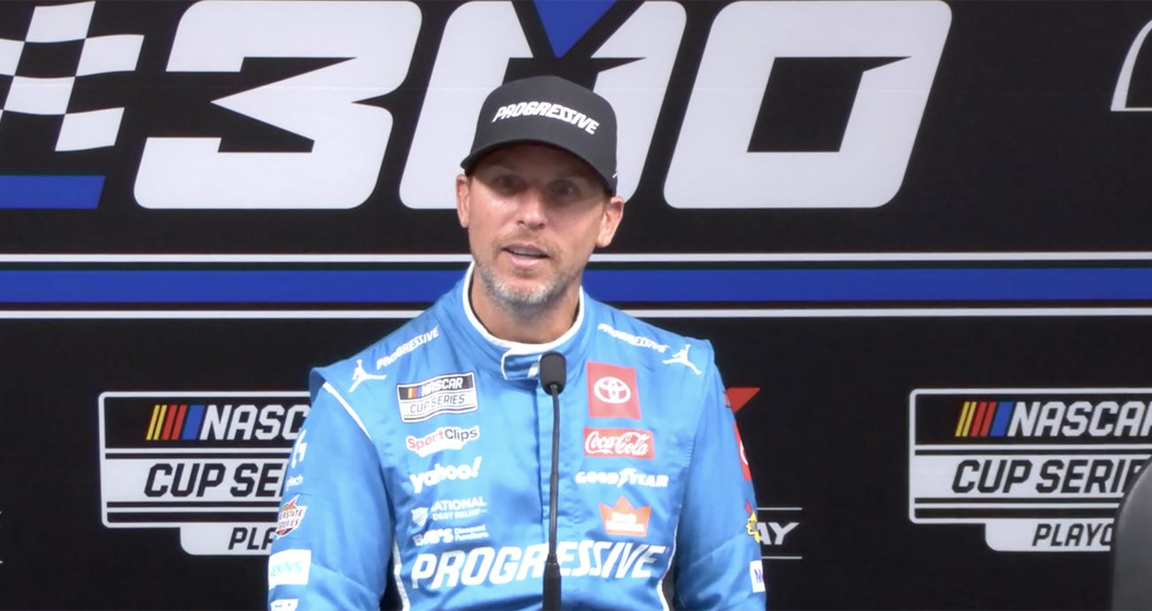 Denny Hamlin on what Bill Murray told him pre-race | NASCAR