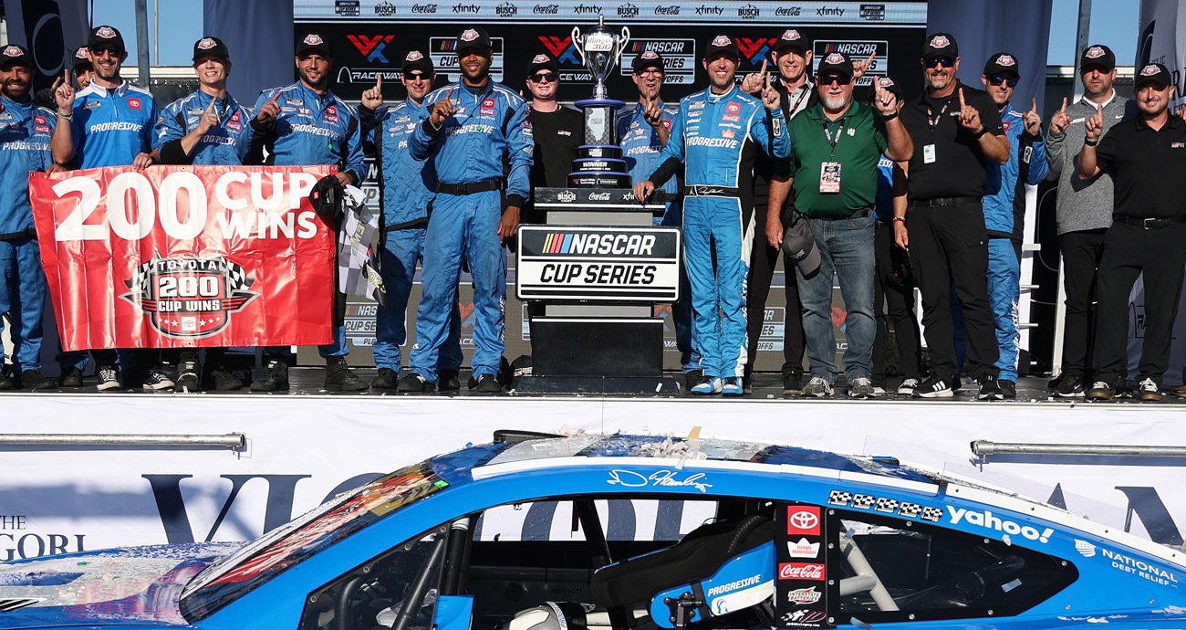 Hamlin earns 200th NASCAR Cup Series win for Toyota | NASCAR