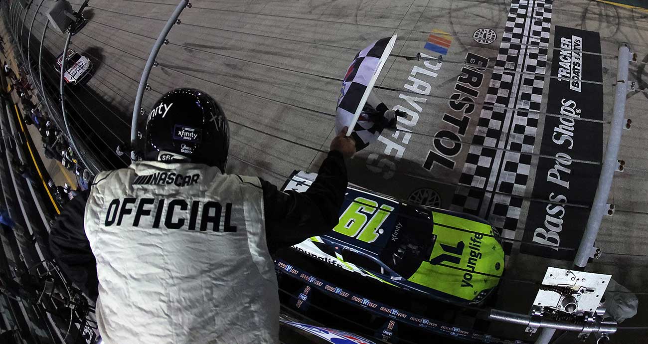 Almirola holds off Creed in thrilling Xfinity finish at Bristol | NASCAR