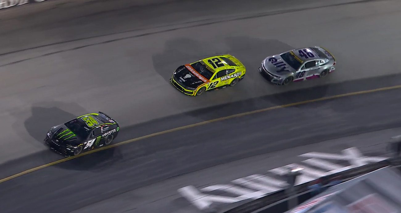 Ty Gibbs takes Stage 2 Bristol win over Ryan Blaney | NASCAR