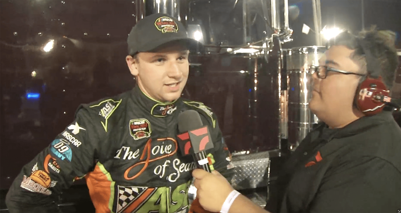 Austin Beers' Victory Lane interview at Riverhead Raceway - Official ...