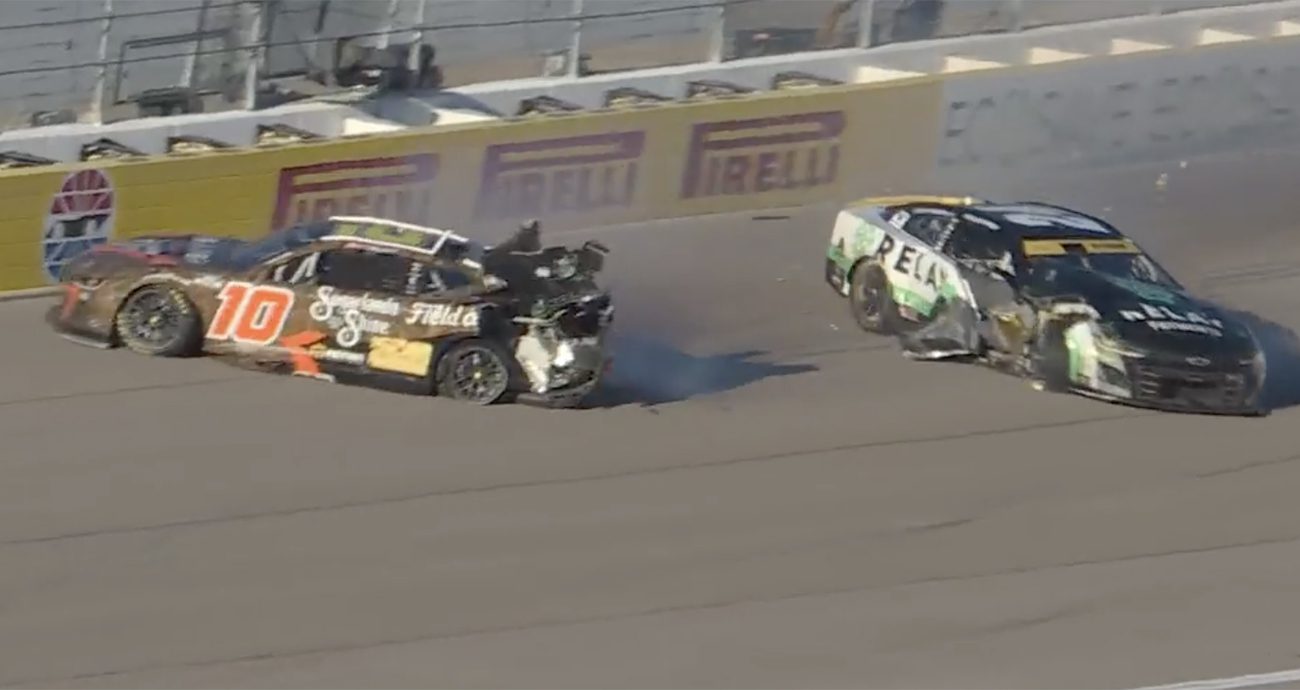William Byron is out after crashing hard into Ty Dillon | NASCAR