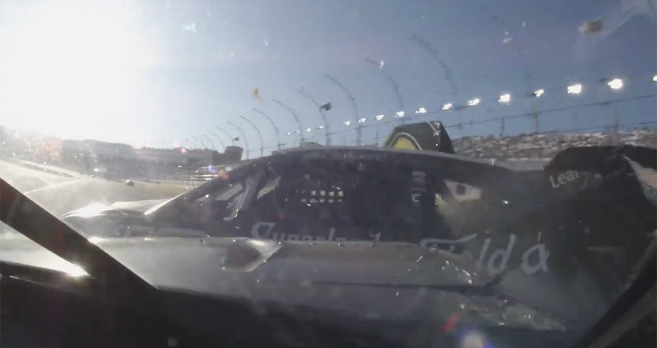 Ride along with Byron in nasty wreck with Ty Dillon | NASCAR