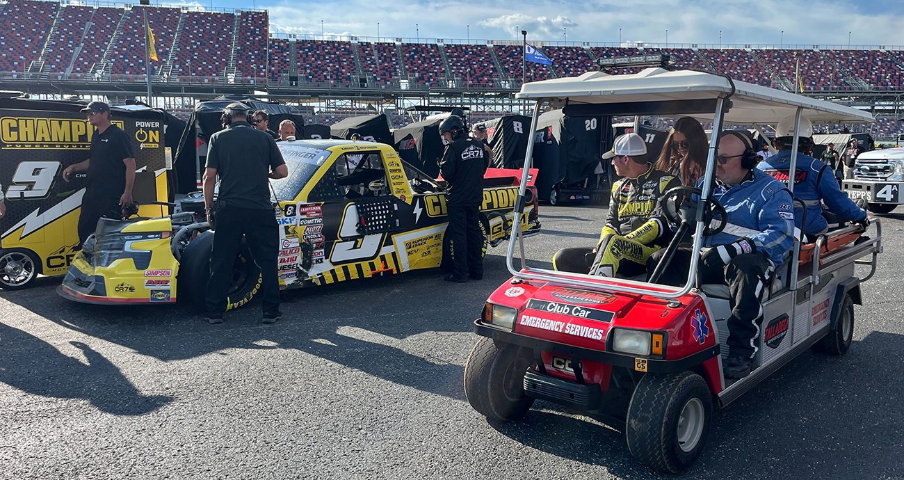 Enfinger, Majeski caught up in early crash at Talladega | NASCAR