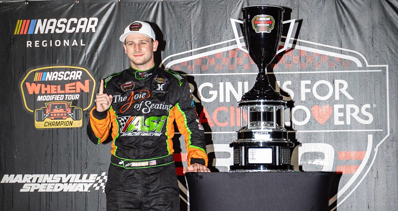 Austin Beers wins NASCAR Whelen Modified Tour championship