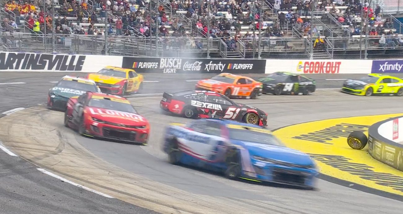 Loose right-rear wheel sends Cody Ware around | NASCAR