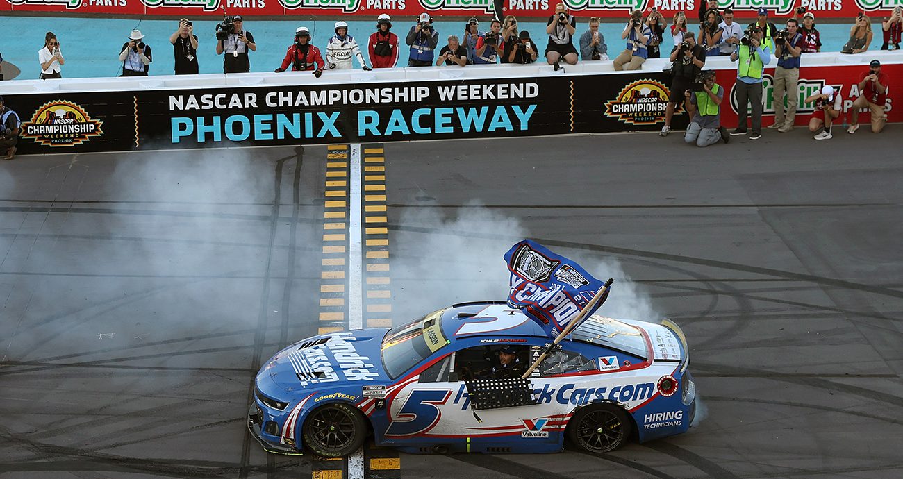 Larson earns second championship, Blaney wins race | NASCAR