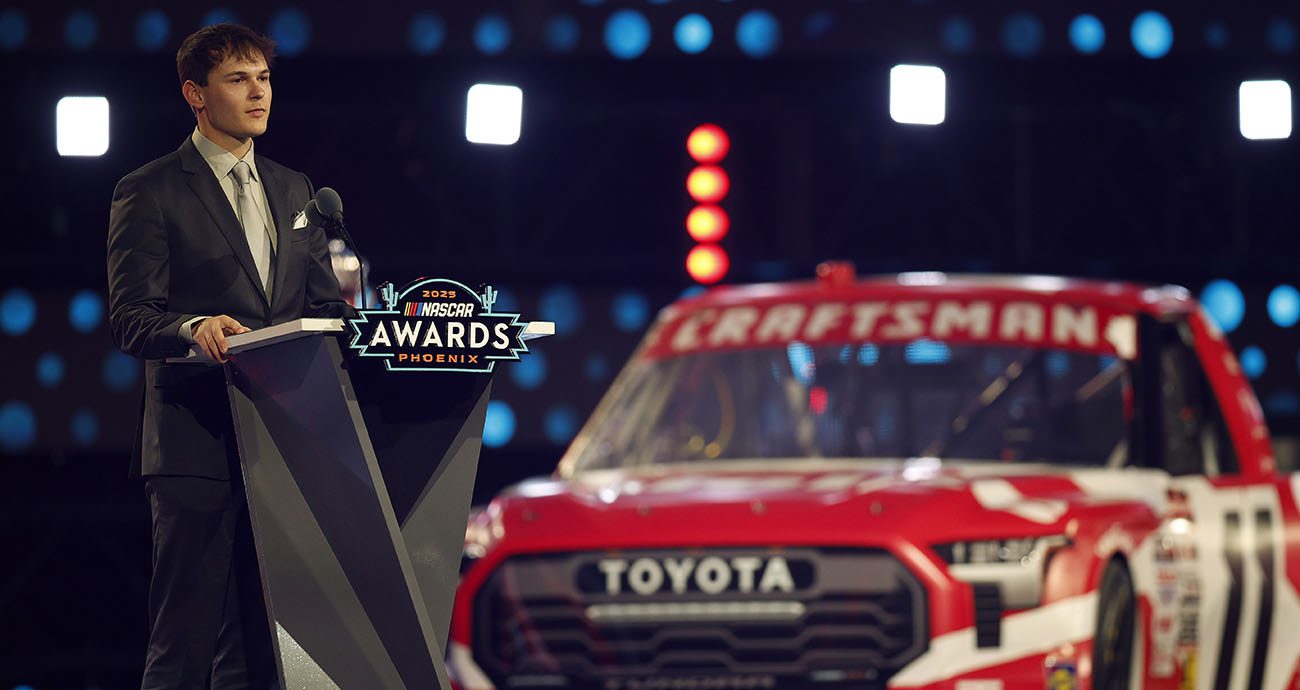 Heim delivers 2025 title speech during NASCAR Awards | NASCAR