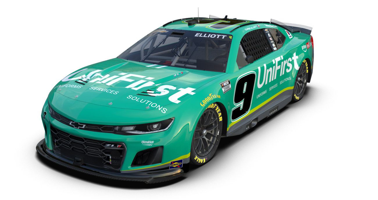 First look: Chase Elliott's 2026 UniFirst paint scheme | NASCAR