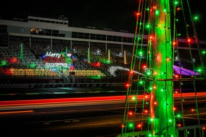 Holiday lights on display at tracks in 2025 | NASCAR