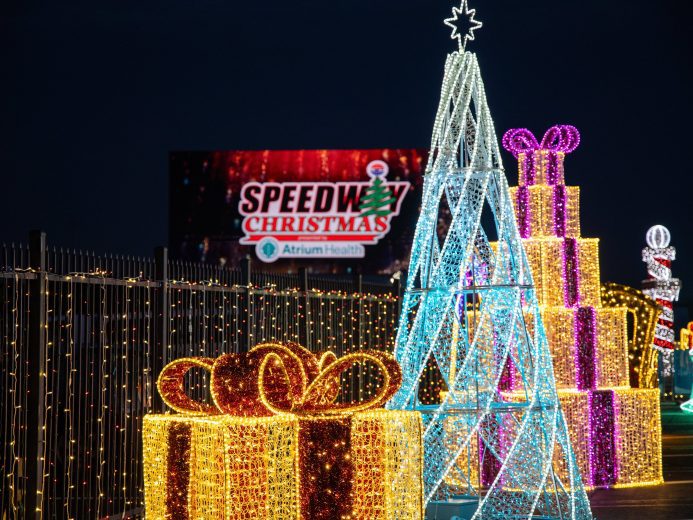 Holiday lights on display at tracks in 2025 | NASCAR