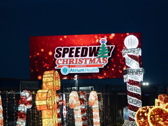 Holiday lights on display at tracks in 2025 | NASCAR