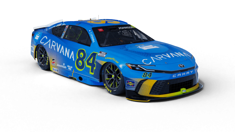 Johnson's No. 84 Carvana Toyota for 2026 Daytona 500 | NASCAR