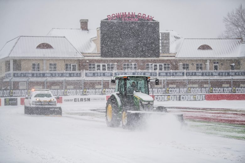 Snowy scenes from 2026 Cook Out Clash | NASCAR