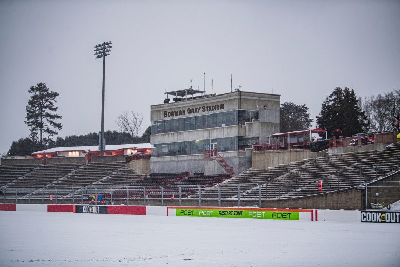 Snowy scenes from 2026 Cook Out Clash | NASCAR