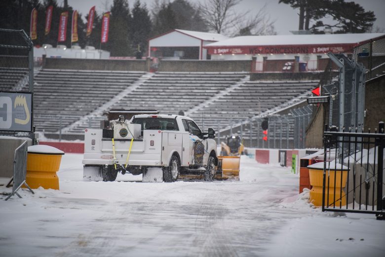 Snowy scenes from 2026 Cook Out Clash | NASCAR