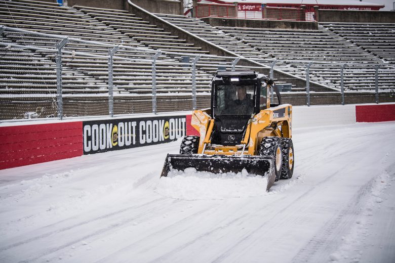 Snowy scenes from 2026 Cook Out Clash | NASCAR