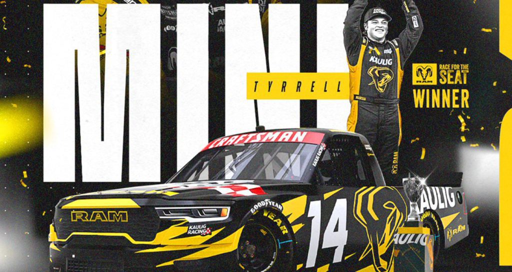 Tyrrell to drive for Kaulig after 'Race for the Seat' win | NASCAR