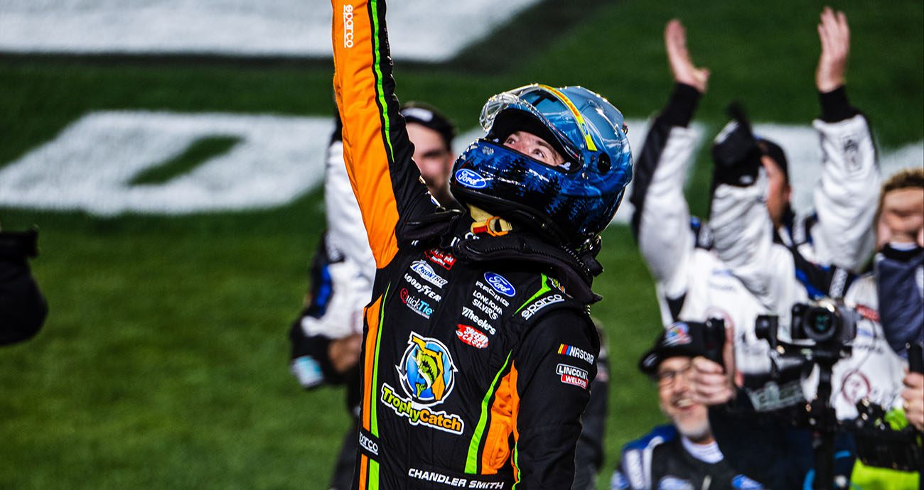 Daytona dub! Smith celebrates electric Truck win | NASCAR