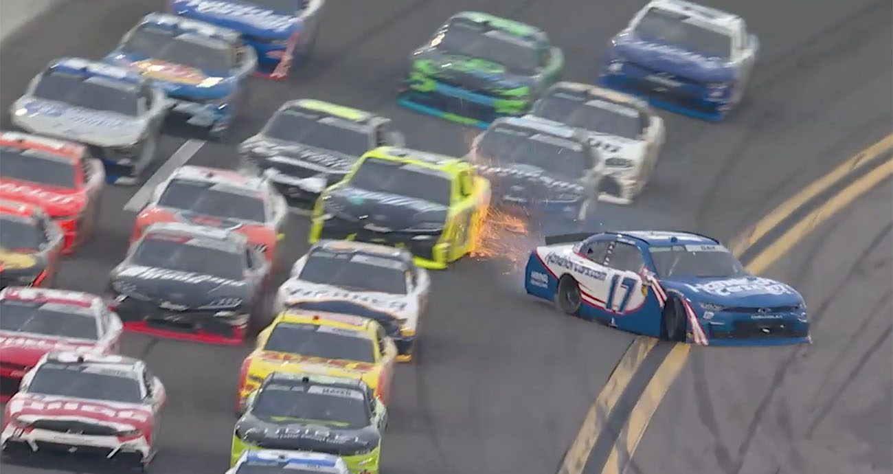 Day makes incredible save, avoids hitting inside wall | NASCAR
