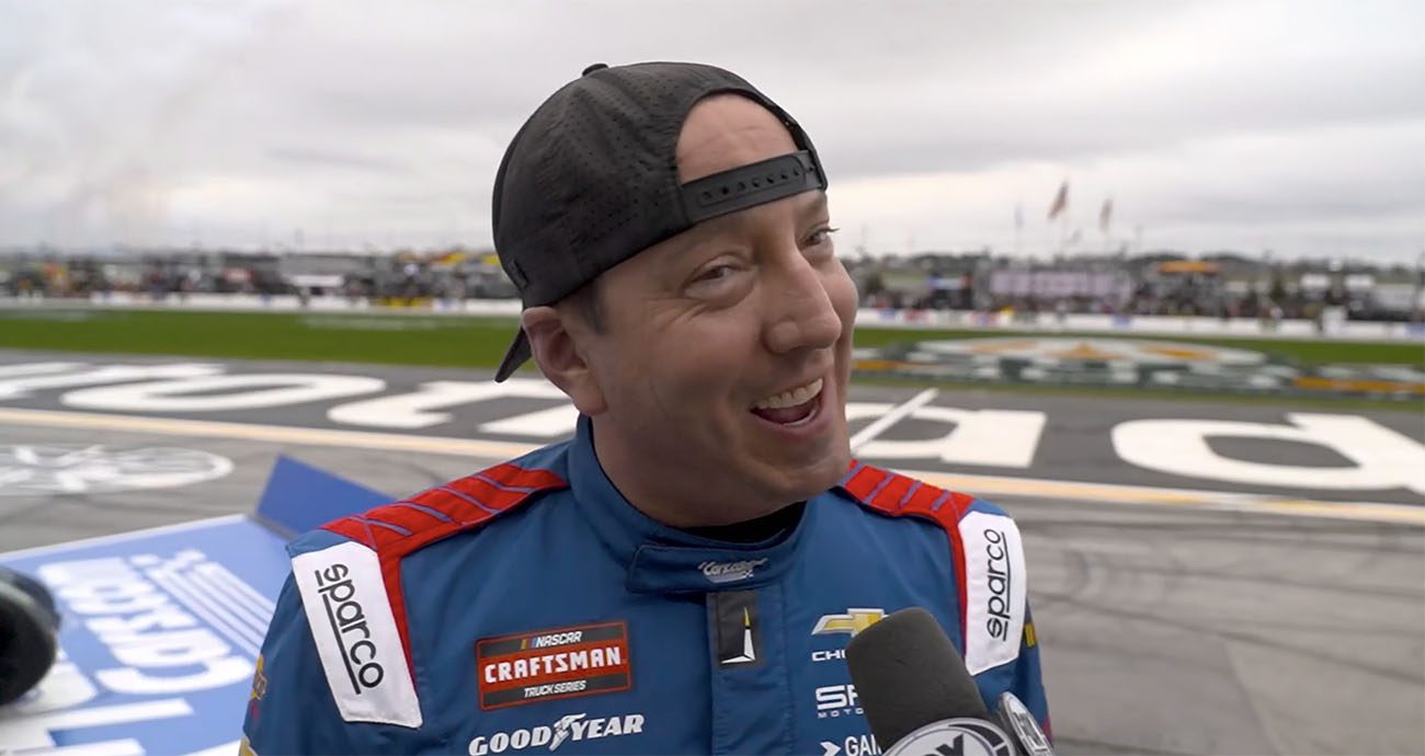 Busch happy to get a win with son Brexton at track | NASCAR