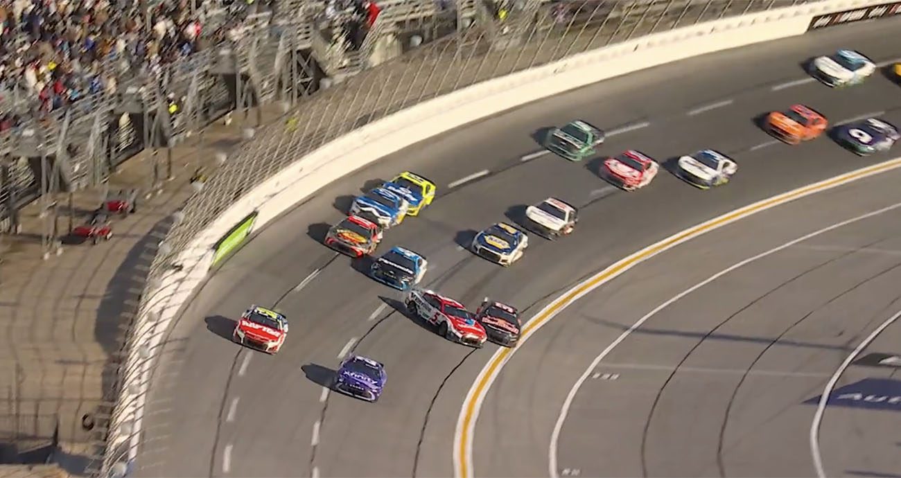 Wallace wins Stage 2 as Larson crashes from third | NASCAR