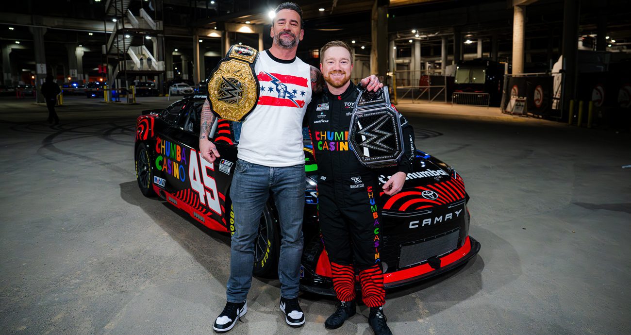 Tyler Reddick makes appearance on WWE's Monday Night Raw - Official ...