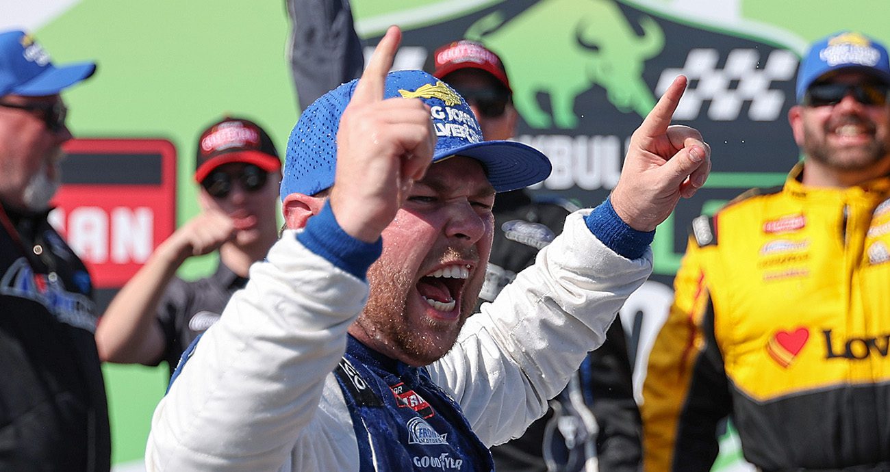 Riggs soaks in win: 'The short-track guy won at St. Pete' | NASCAR
