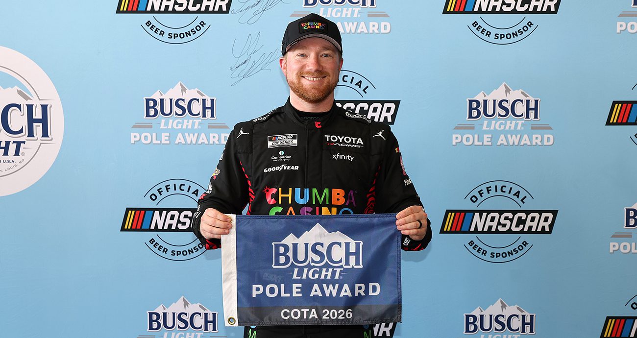 Reddick rockets to Busch Light Pole at COTA | NASCAR