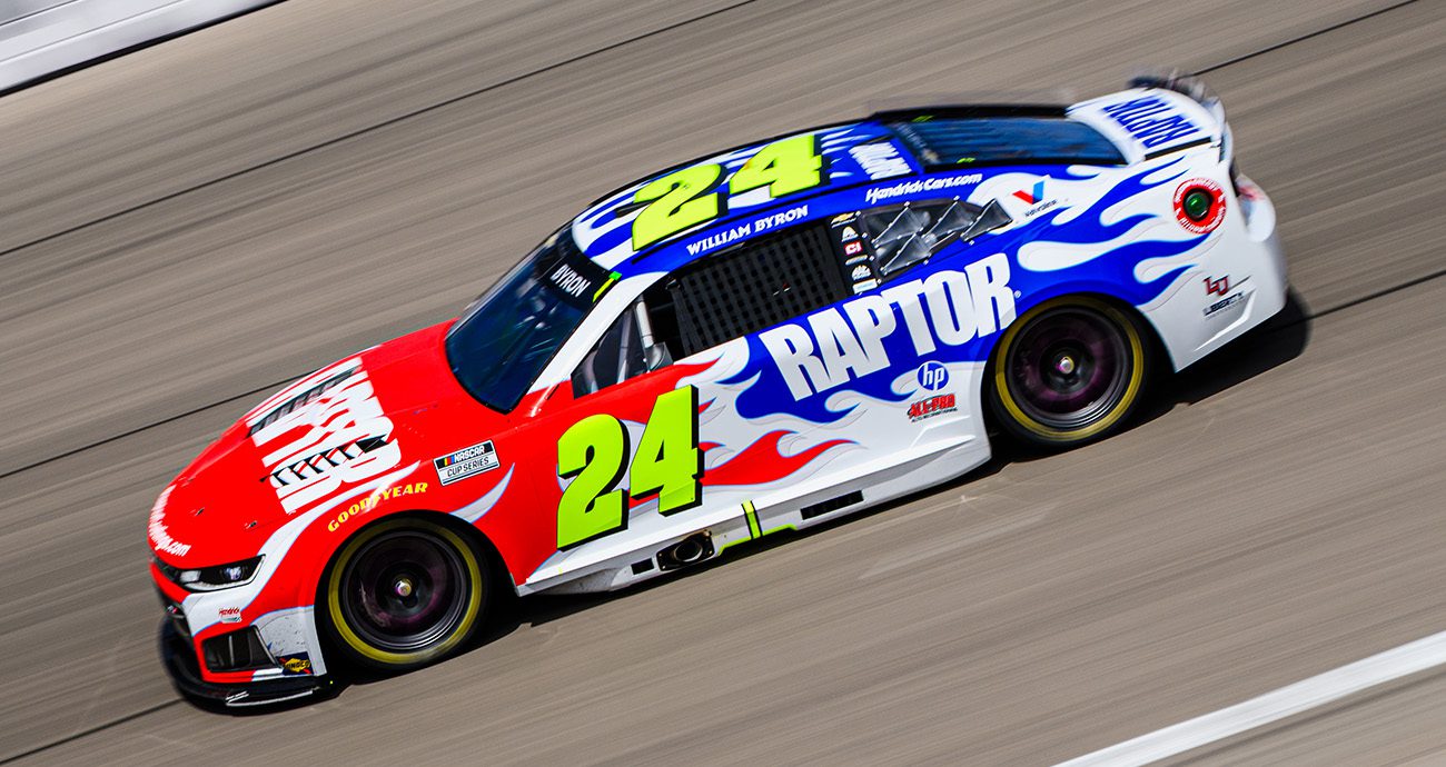 A first for 2026: Byron wins Stage 2 at Vegas | NASCAR