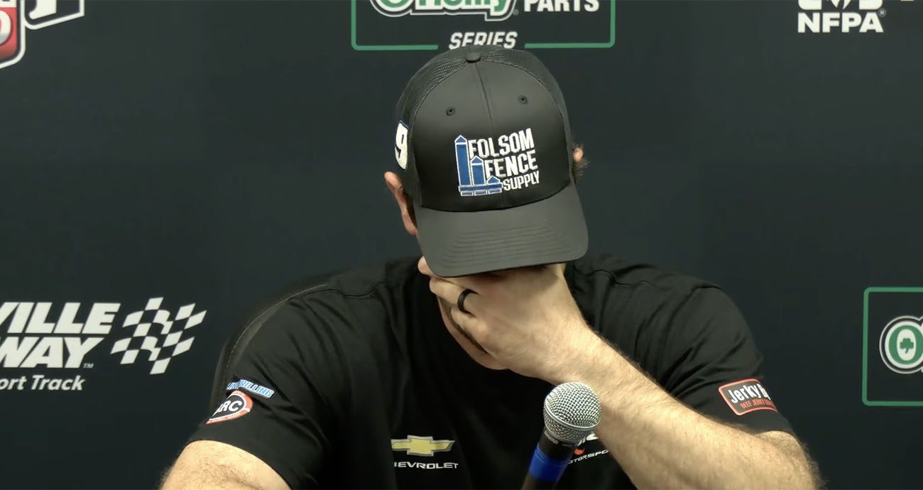 Lee Pulliam tears up ahead of O'Reilly debut at Martinsville | NASCAR