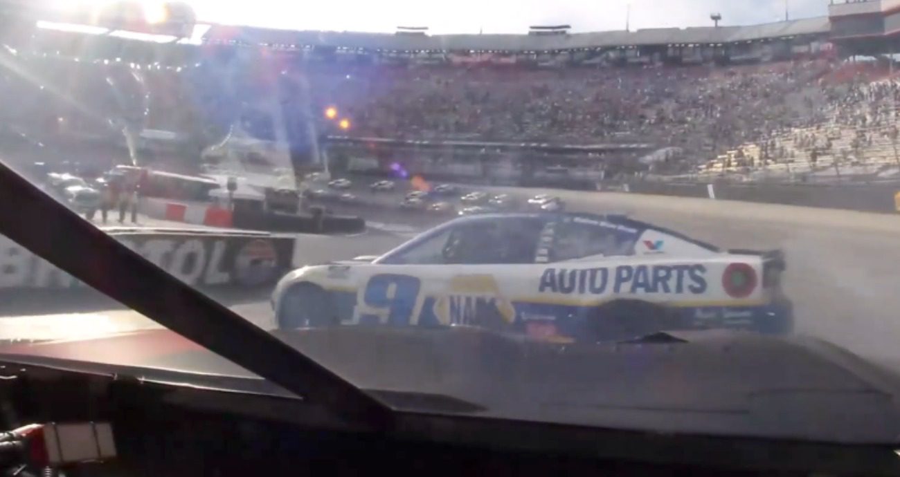 In-car camera: Alternate views of Elliott's final-lap spin | NASCAR