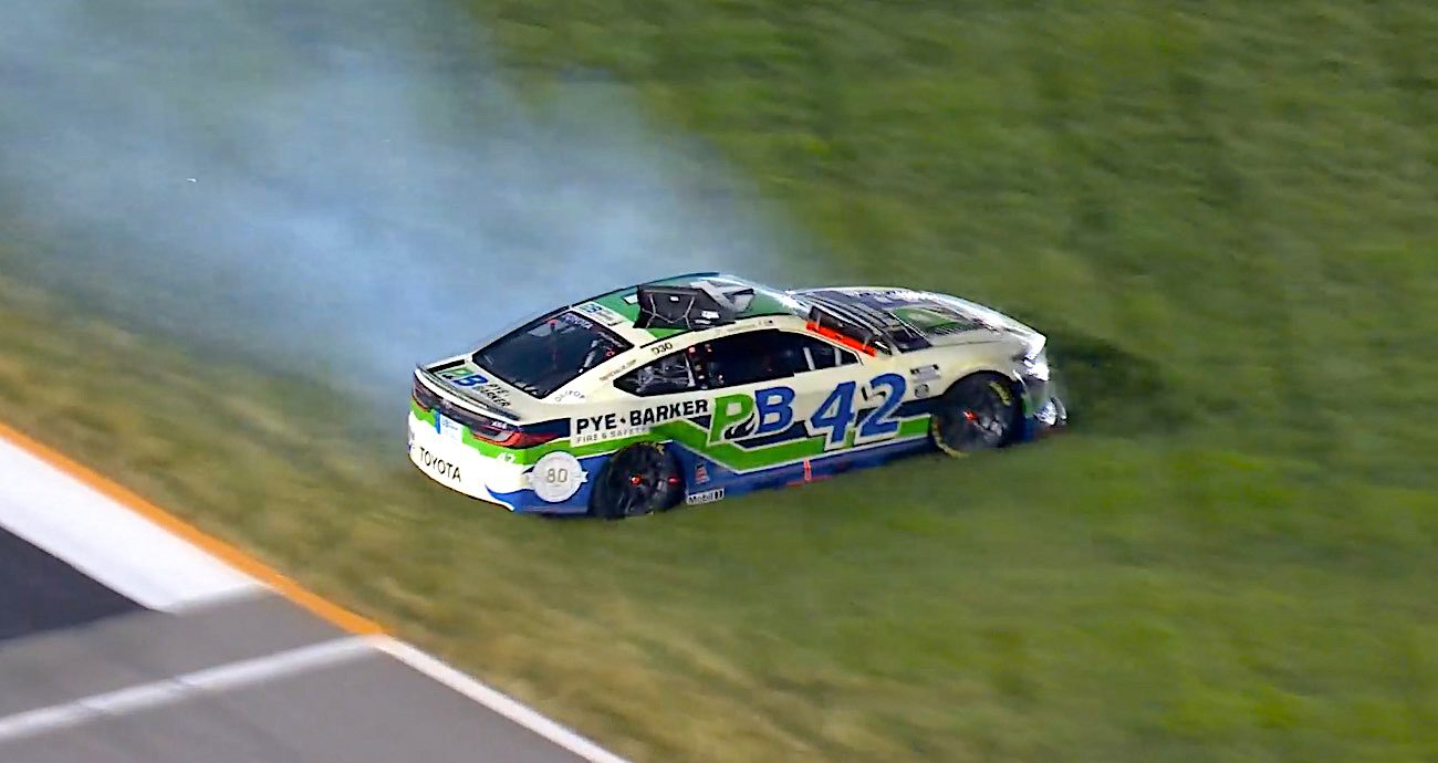 Nemechek spins in chain-reaction crash | NASCAR