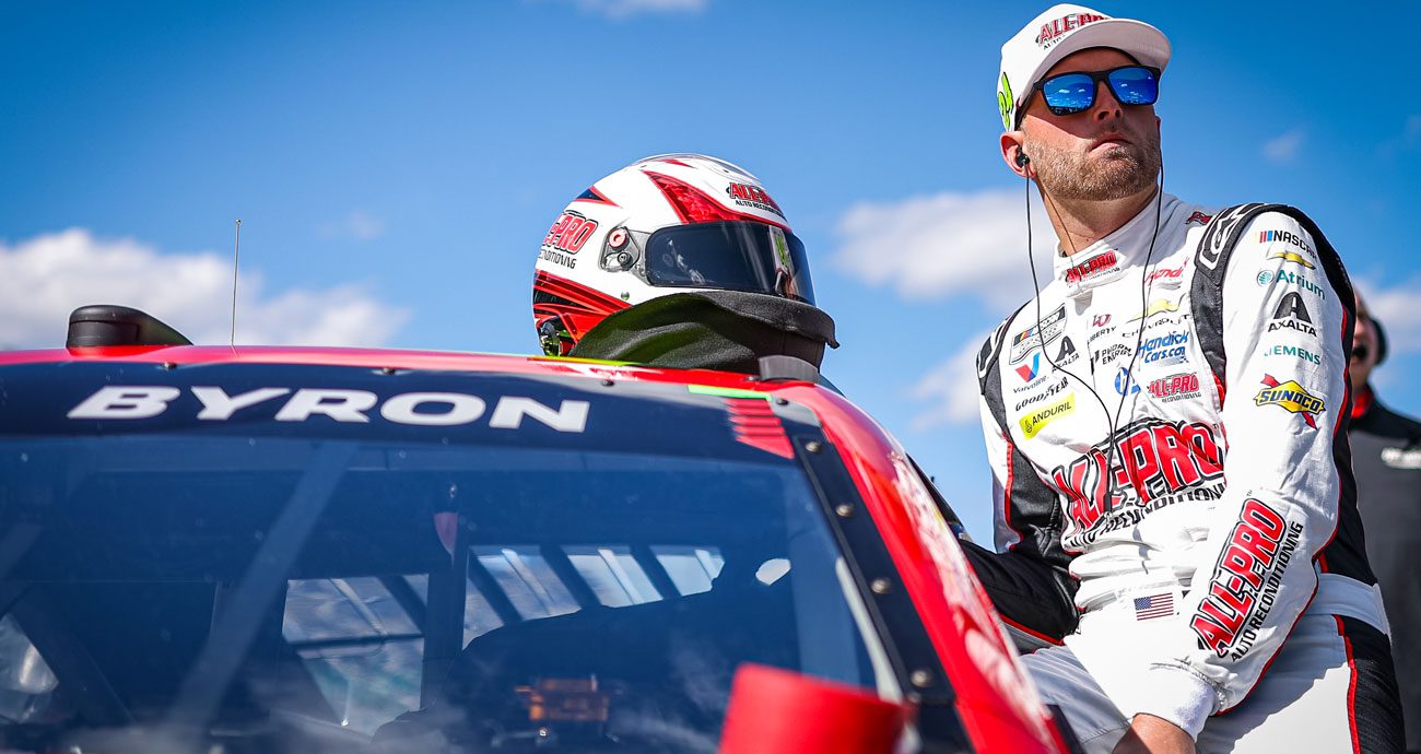 Byron, No. 24 working through up-and-down stretch | NASCAR