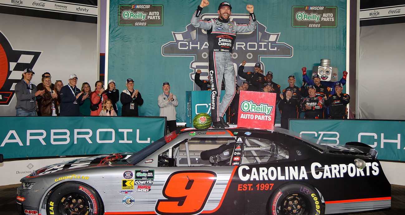 Ross Chastain wins O'Reilly Series race at Charlotte | NASCAR