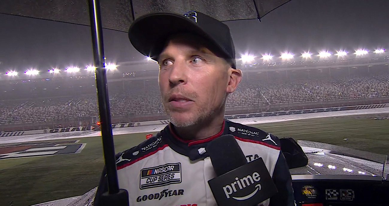 Hamlin breaks down late-race battle after P3 finish | NASCAR