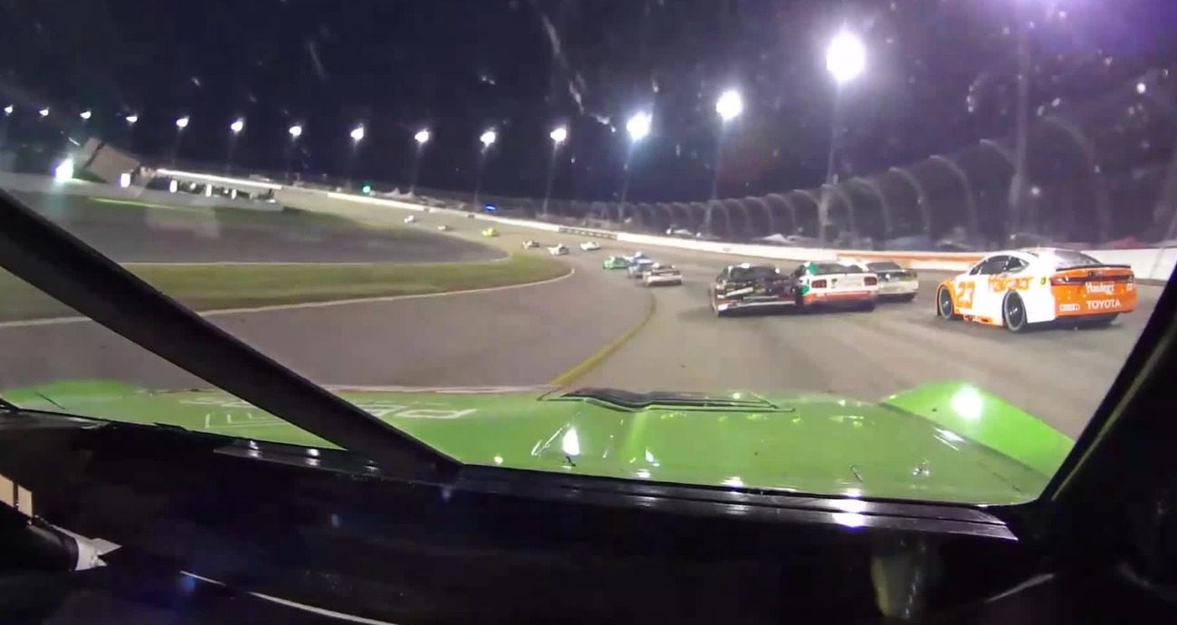 In-cars: Different angles of Buescher, Hocevar scuffle | NASCAR