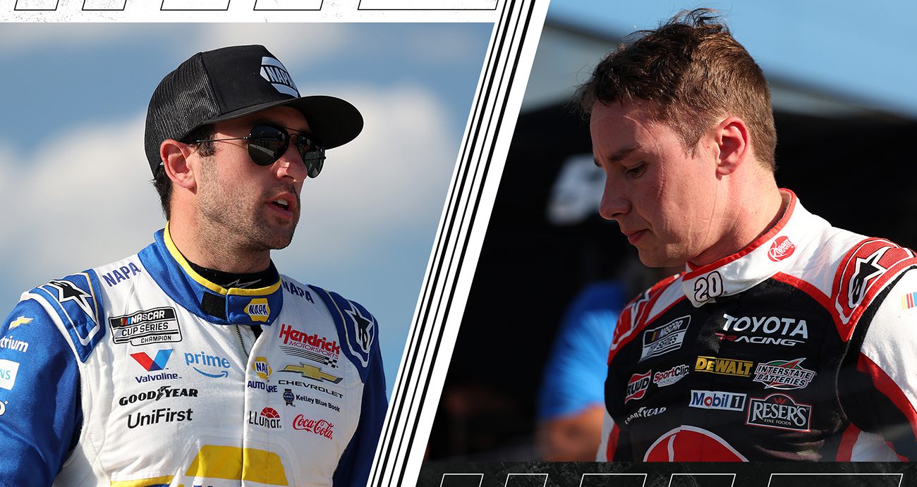 Elliott, Bell crash hard late at Michigan | NASCAR