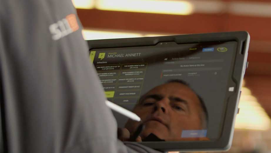 Microsoft streamlines NASCAR inspection process - Official Site Of NASCAR
