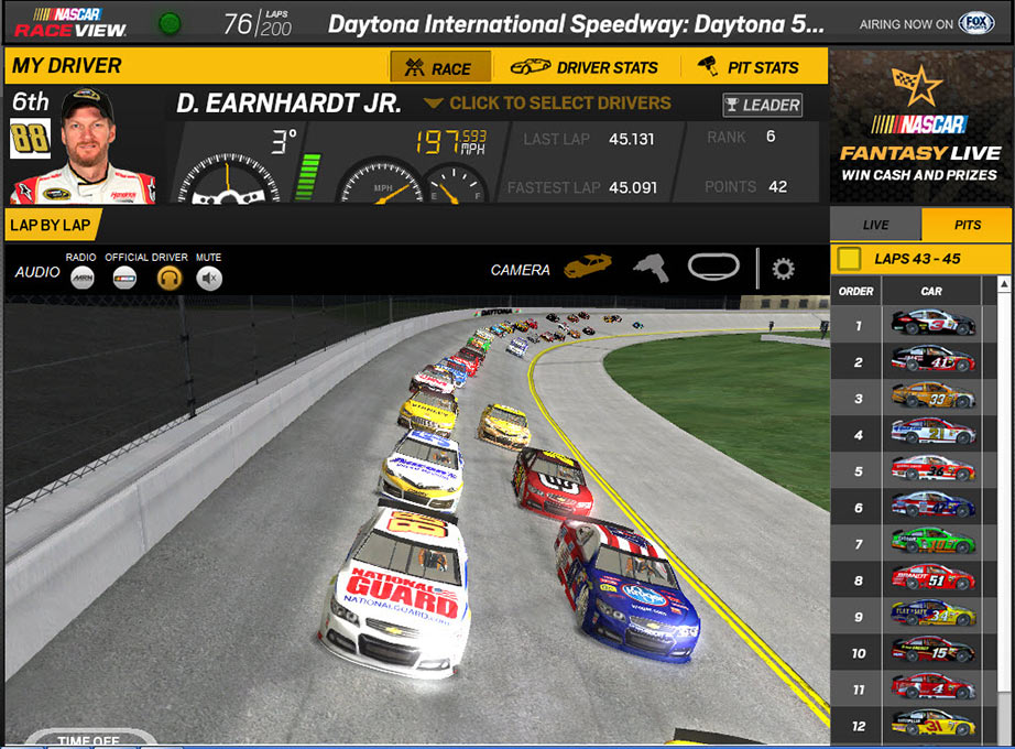 New pricing for NASCAR RaceView, RaceView Mobile - Official Site Of NASCAR