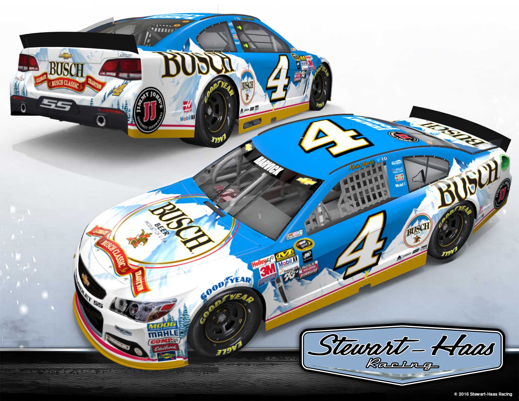 Kevin Harvick 2016 paint scheme revealed - Official Site Of NASCAR